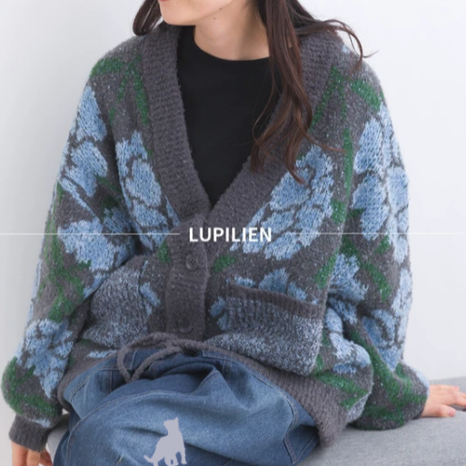 鮮やかな花柄が彩る、あたたかみのあるニットカーディガン – 東京雜貨店 Chocodream_JP